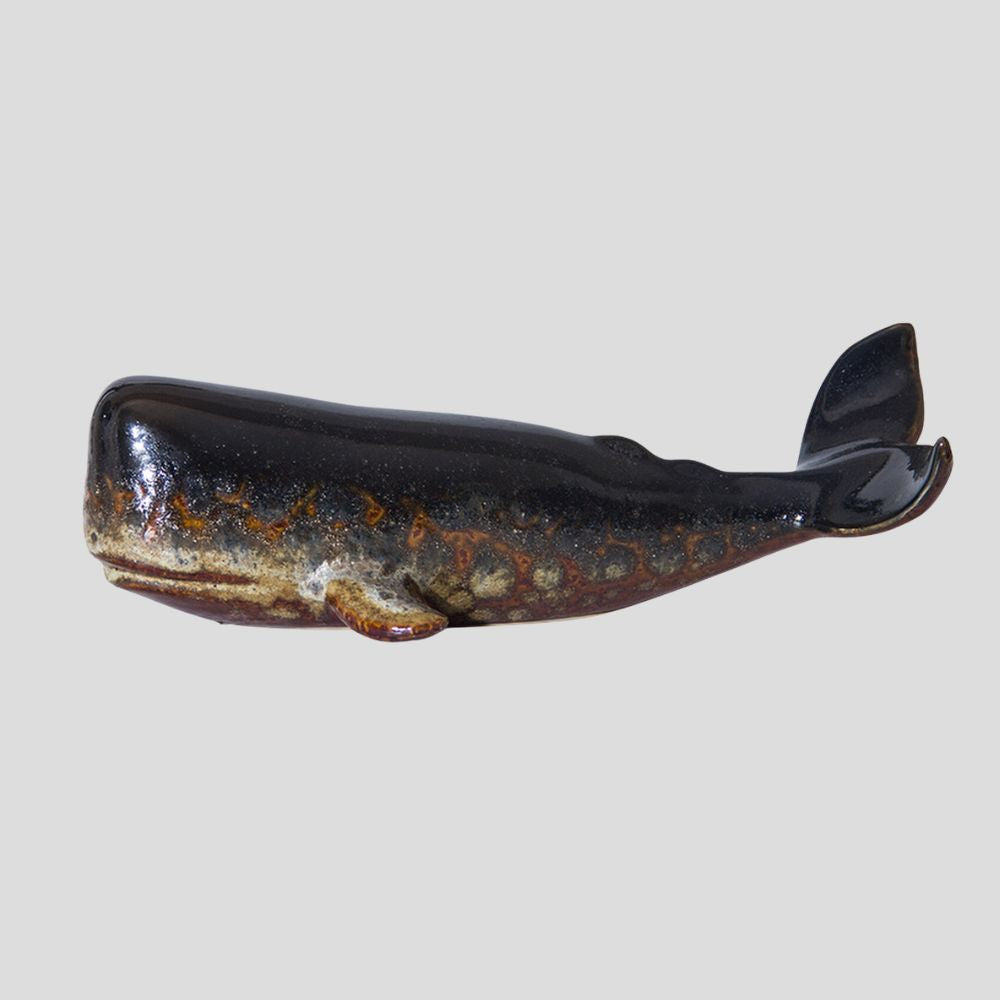 Handmade ceramic "Marine Melody" whale sculpture – Crafty-Clayworks